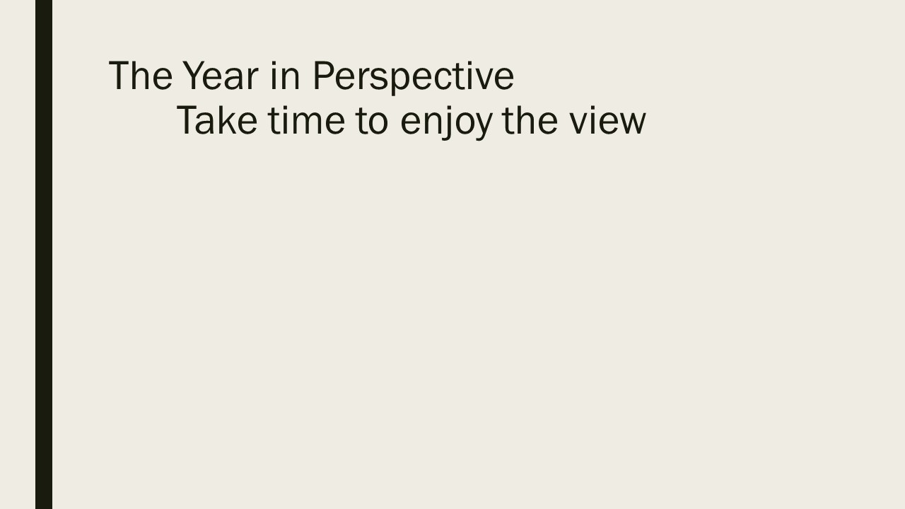The Year in Perspective | Through One Lens