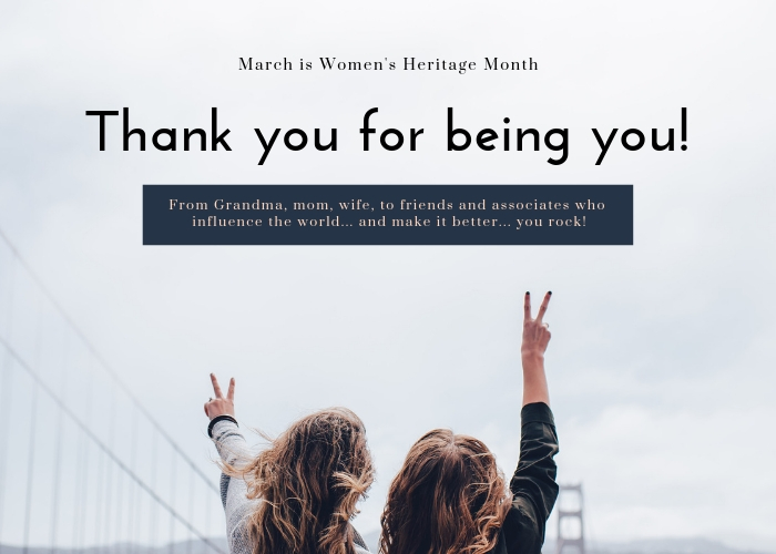 March is Women’s Heritage Month | Through One Lens